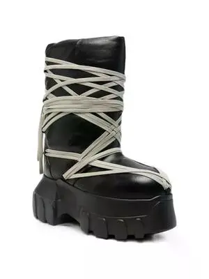 Rick Owens Mega Bumper Lace-up Boots