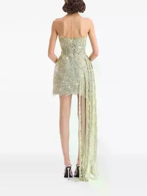 GEMY MAALOUF Guipure Lace Asymmetric Dress