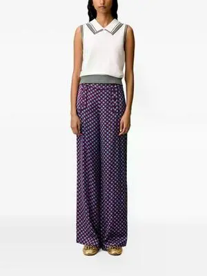 Claudie Pierlot Stripe-trim Sleeveless Top