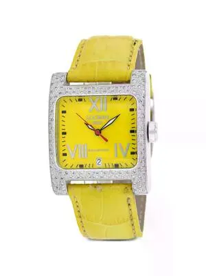 Locman Diamond Classic 33mm Watch - Yellow