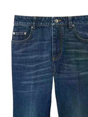 Stella McCartney Whiskered Flared Jeans - Blue