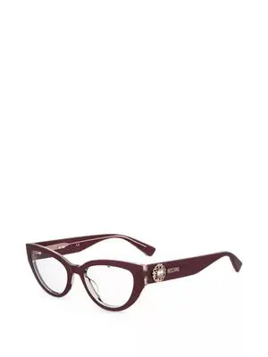 Moschino Cat-eye Frame Glasses - Red