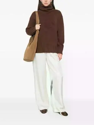 JUCCA Ribbed-knit Roll-neck Sweater