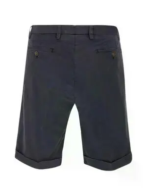 BRIGLIA 1949 Turn-up Cuff Tailored Shorts - Blue