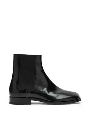 MAISON MARGIELA Tabi Leather Chelsea Boots - Black