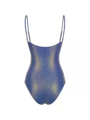 Zimmermann Tallow Ruched Swimsuit