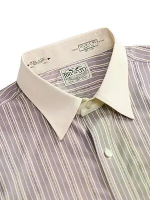 Ralph Lauren Striped Collared Long-sleeve Shirt