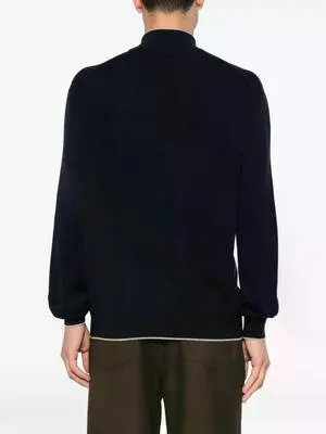 Paul & Shark Cashmere Half-zip Sweater