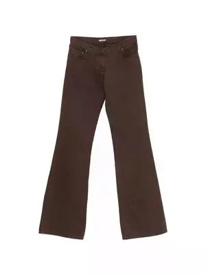 Miu Miu Cotton Flared Jeans