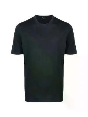 DRUMOHR Crew-neck Short-sleeve T-shirt - Blue