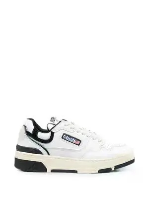 AUTRY Clc Panelled Leather Sneakers - White