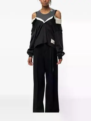Mihara Yasuhiro Layered Rugby Shirt