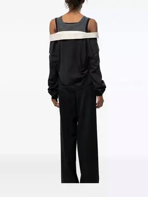 Mihara Yasuhiro Layered Rugby Shirt