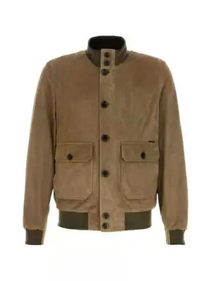 MOORER Button-up Bomber Jacket