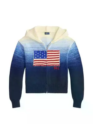 Polo Ralph Lauren Flag-motif Hoodie - Blue