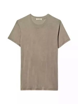 NILI LOTAN Crew-neck Short-sleeve T-shirt - Neutrals