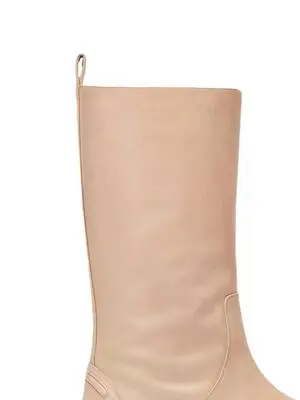 BETTINA VERMILLON Marie Lug-sole Boots - Neutrals