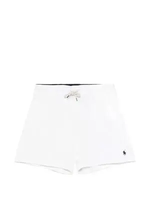 Polo Ralph Lauren Traveler Drawstring-waist Swim Shorts - White