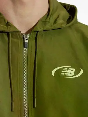 NEW BALANCE Logo-print Hooded Jacket
