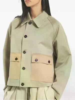 Barena Venezia Contrast-pocket Raglan-sleeve Jacket - Green
