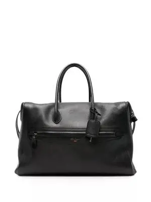 Santoni Grained-leather Holdalls Bag