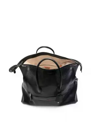 Santoni Grained-leather Holdalls Bag