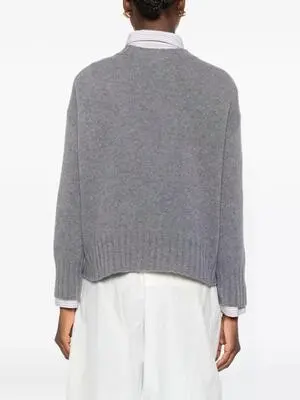BASE V-neck Cardigan With Button Fastening