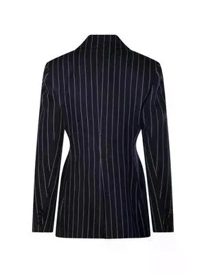 Max Mara Pinstripe Double-breasted Blazer