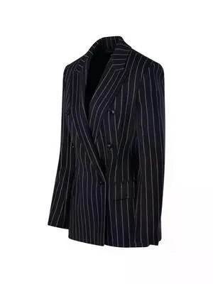 Max Mara Pinstripe Double-breasted Blazer