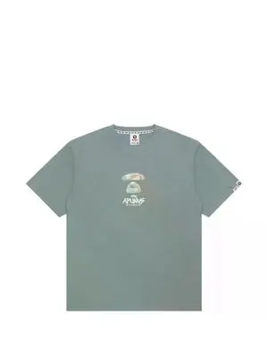 AAPE BY *A BATHING APE Moonface Logo-print T-shirt
