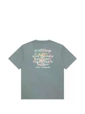 AAPE BY *A BATHING APE Moonface Logo-print T-shirt