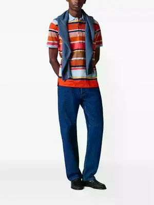 Paul Smith Quarter-zip Textured Merino Sweater - Blue