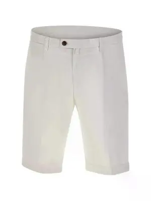 BRIGLIA 1949 Briglia 1949 Turn-Up Hem Tailored Shorts White
