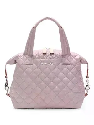 Mz Wallace Small Sutton Deluxe Quilted Tote Bag - Pink