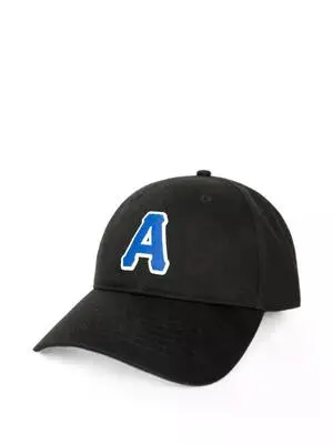 AAPE BY *A BATHING APE Logo-patch Curved-brim Cap - Black