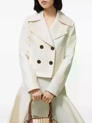 Burberry Cropped Cotton Jacket