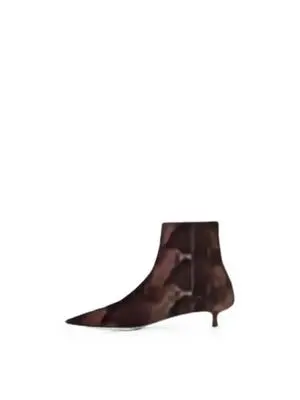AeydĒ Sofie Snake-print Pointed-toe Ankle Boots