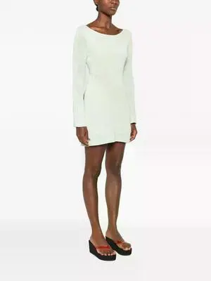 ASTA RESORT Maya Sequin-embellished Mini Dress - Green