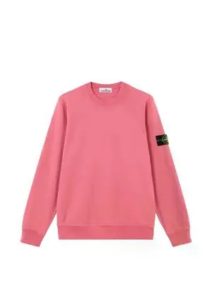 Stone Island Logo-patch Sweatshirt - Pink