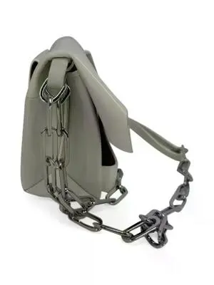 MAISON MARGIELA Snatched Patent Leather Shoulder Bag