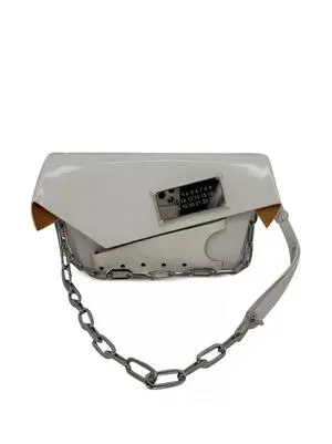 MAISON MARGIELA Snatched Patent Leather Shoulder Bag