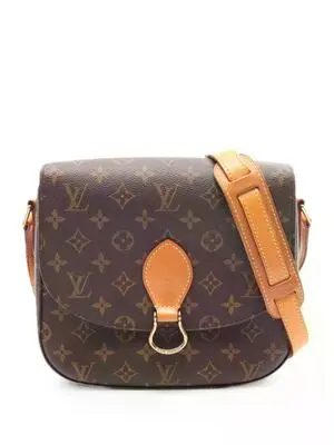 LOUIS VUITTON 2002 Saint Cloud Monogram Shoulder Bag - Brown