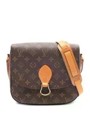 LOUIS VUITTON Saint Cloud Monogram Shoulder Bag - Brown