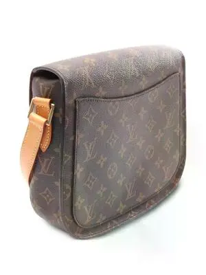 LOUIS VUITTON Saint Cloud Monogram Shoulder Bag - Brown