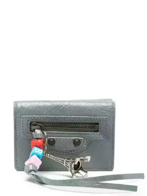Balenciaga Le City Mini Wallet - Blue