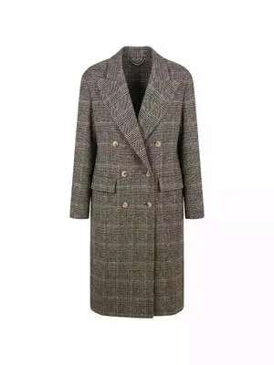 Ermanno Scervino Checked Double-breasted Coat