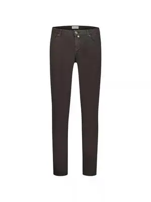 Jacob Cohen Logo-patch Pocket-square Detail Trousers