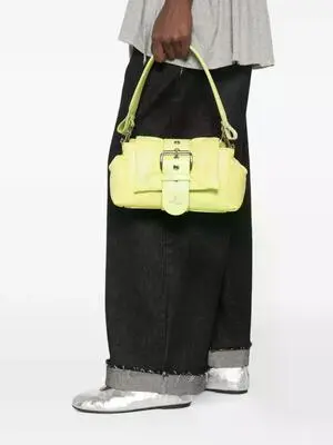 VIVIENNE WESTWOOD Hazel Treasure Leather Shoulder Bag - Yellow