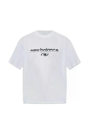 NEW BALANCE Trackside Logo-print T-shirt