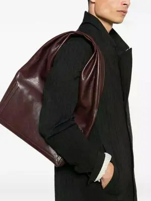MAISON MARGIELA Leather Shoulder Bag - Red